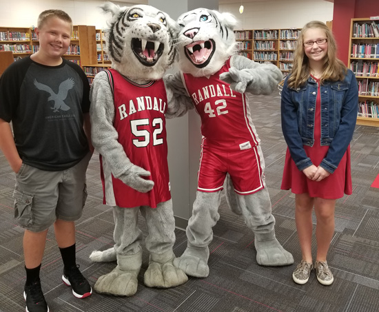 Randall School debuts second Randy Wildcat mascot – West of the I