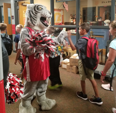 Randall School debuts second Randy Wildcat mascot – West of the I